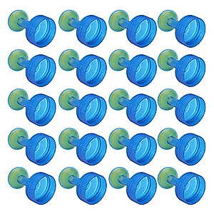 Hemoton 20pcs Water Bottle Cap Sprinklers Nozzle Plastic Bottle Watering Spout Portable Household Watering Sprinkler Heads for Seedlings Bonsai Vegetables Random Color