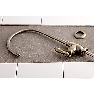 Kingston Brass KS5193BAL Heirloom Single-Handle Water Filtration Faucet, Antique Brass