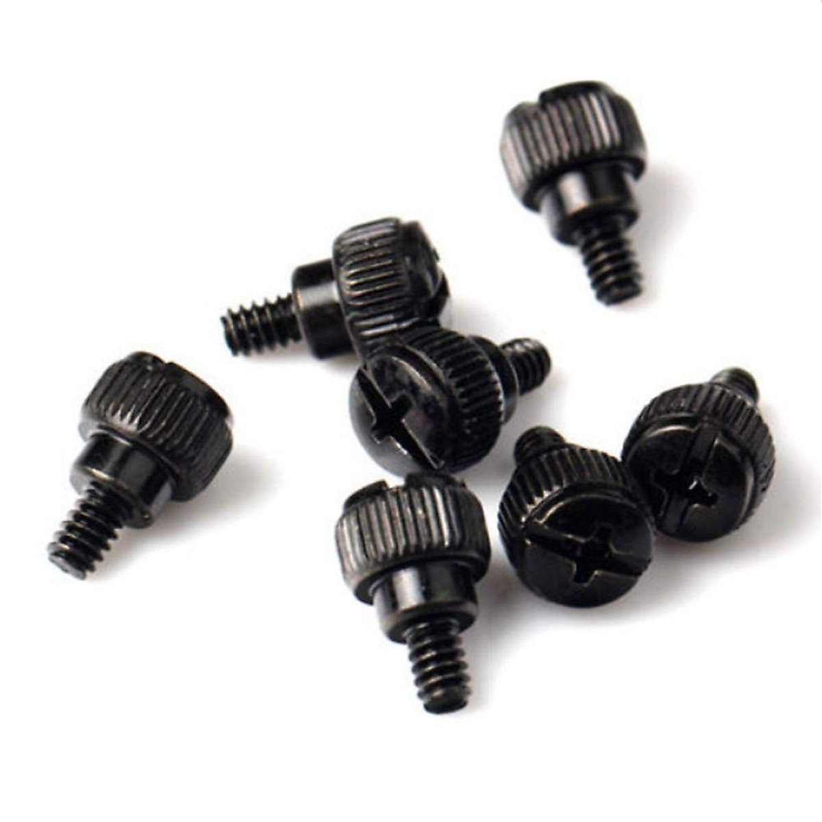 20PCS Computer Case Thumb Screws 6-32 Thumb Case Screws Universal Motherboard Screws Metal Alloy Fastener Thumb Screwsfor PC Case Cover/Power Supply/PCI Slots/Hard Drives