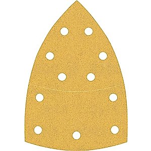 Bosch Professional 10x Expert C470 Sandpaper (for Hardwood, Paint on Wood, 102x62, 93 mm, Grit 180, Accessories Multi Sander)