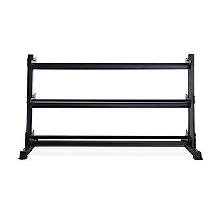CAP Barbell Heavy-Duty 3-Tier Dumbbell Rack for 5-75 Pound Dumbbell Pairs
