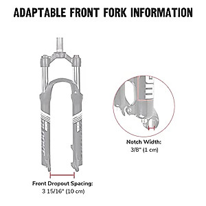 AW Electric Bike Conversion Kit 48V 1000W 26" Front Wheel E-Bike Conversion Kit Dual Mode Controller Thumb Throttle Ebike Wheel Kit Cycling Hub Conversion Kit