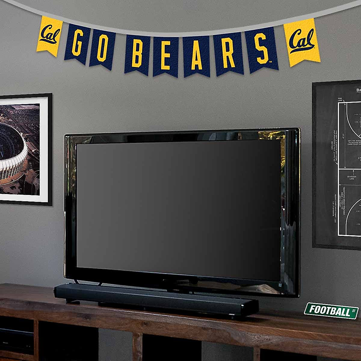 Cal Berkeley Golden Bears Banner String Pennant Flags