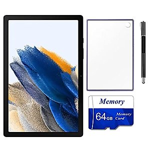SAMSUNG Galaxy Tab A8 10.5" Touchscreen Android Wi-Fi Tablet, 32GB Storage, Dark Gray, Android 11 OS with Clear Edge Cover + Accessories
