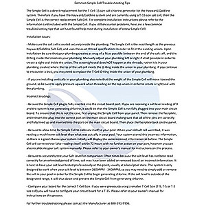 Optimum Pool Technologies Simple Cell Replacement Salt Cell Up to 40,000 Gallon