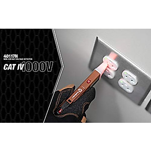 Southwire 10037K Electrical Test Kit with Full-Function Multimeter Non-Contact Voltage Detector and Outlet Tester Includes Test Leads and Batteries,Brown