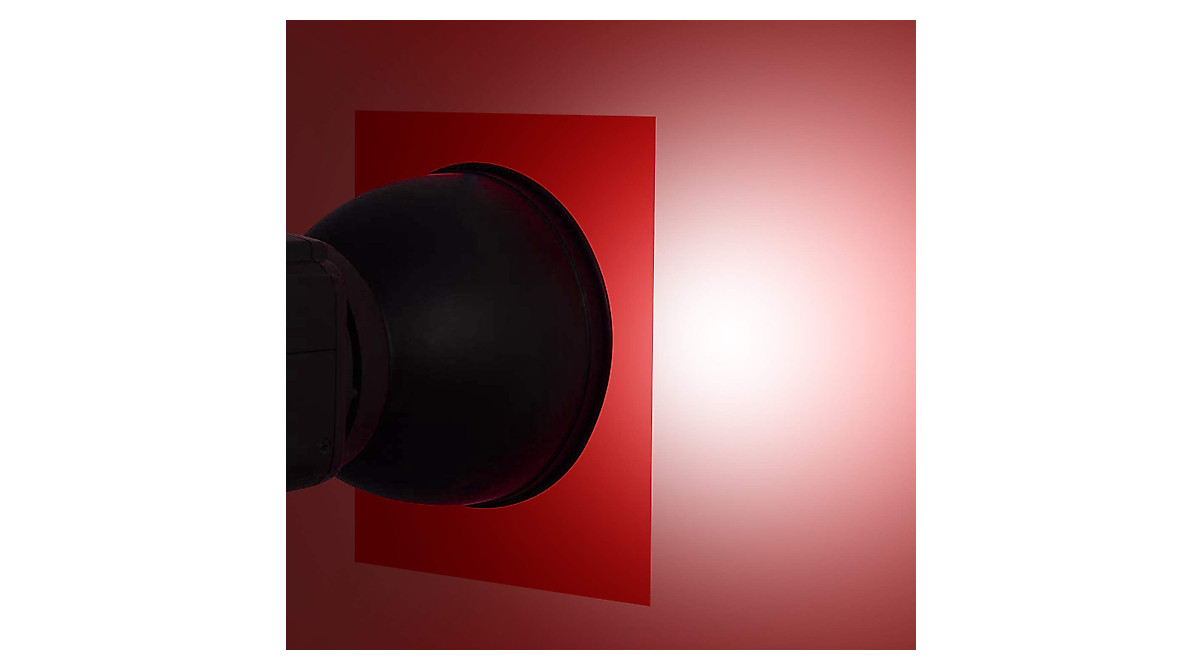 14-Piece Red Christmas Gel Light Filters for Creative Decor