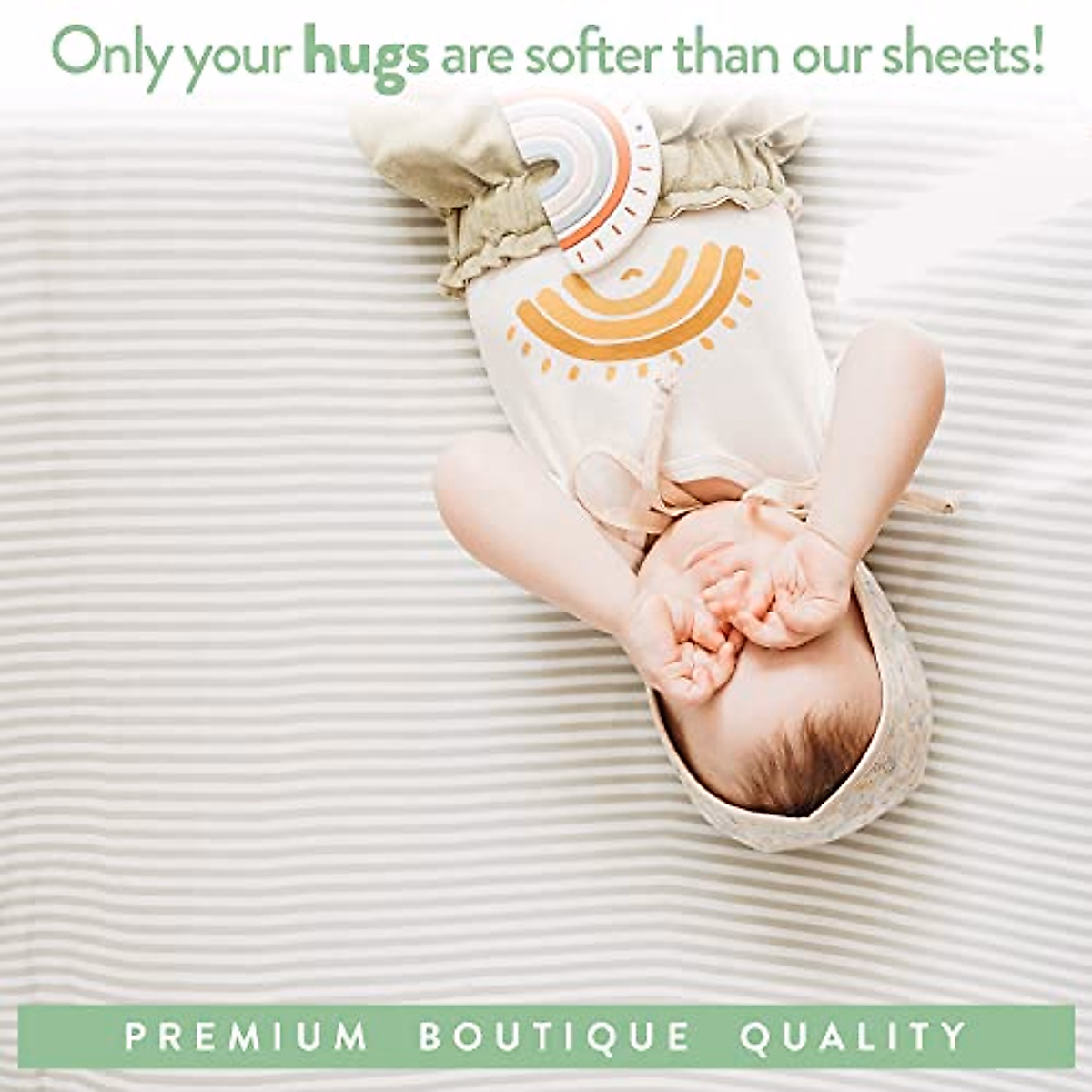 Bassinet Fitted Sheets for Baby Beside Dreamer Bedside Sleeper and Chicco Next2Me – Fits 20 x 33 Mattress – Snuggly Soft Jersey Cotton – Grey – 2 Pack