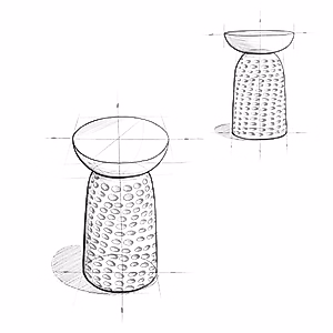 SIMPLIHOME Boyd SOLID MANGO WOOD 13 inch Wide Round Contemporary Wooden Accent Table in Warm Dark Brown, Fully Assembled, for the Living Room and Bedroom