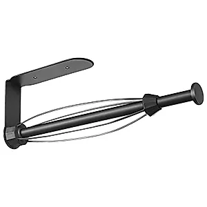 Paper Towel Holder, Single Hand Operable Under Cabinet Paper Towel Holder Wall Mount with Damping Effect for Kitchen, Counter, Cabinet, Bathroom