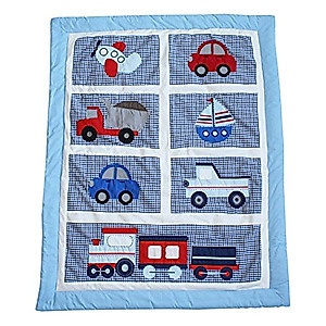 BabyFad Transport 9 Piece Baby Crib Bedding Set