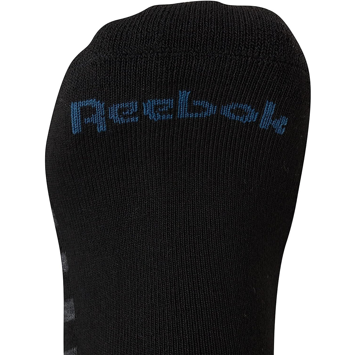 Reebok Men’s Low Cut Socks – 6 Pack Basic Cushion Low Cut No Show Socks for Men - Men's Athletic Socks (Size: 6-12.5), Size 6-12.5, Jet Black