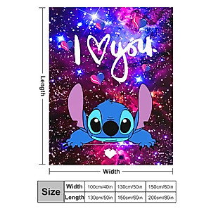 Anime Blanket Cute Cartoon Anime Merch Decor Throw Blankets Ultra Soft Anime Stuff Blankets and Throws Bedding Gifts for Kids Girls Boys Women Adults Birthday Decorations 50"X40"
