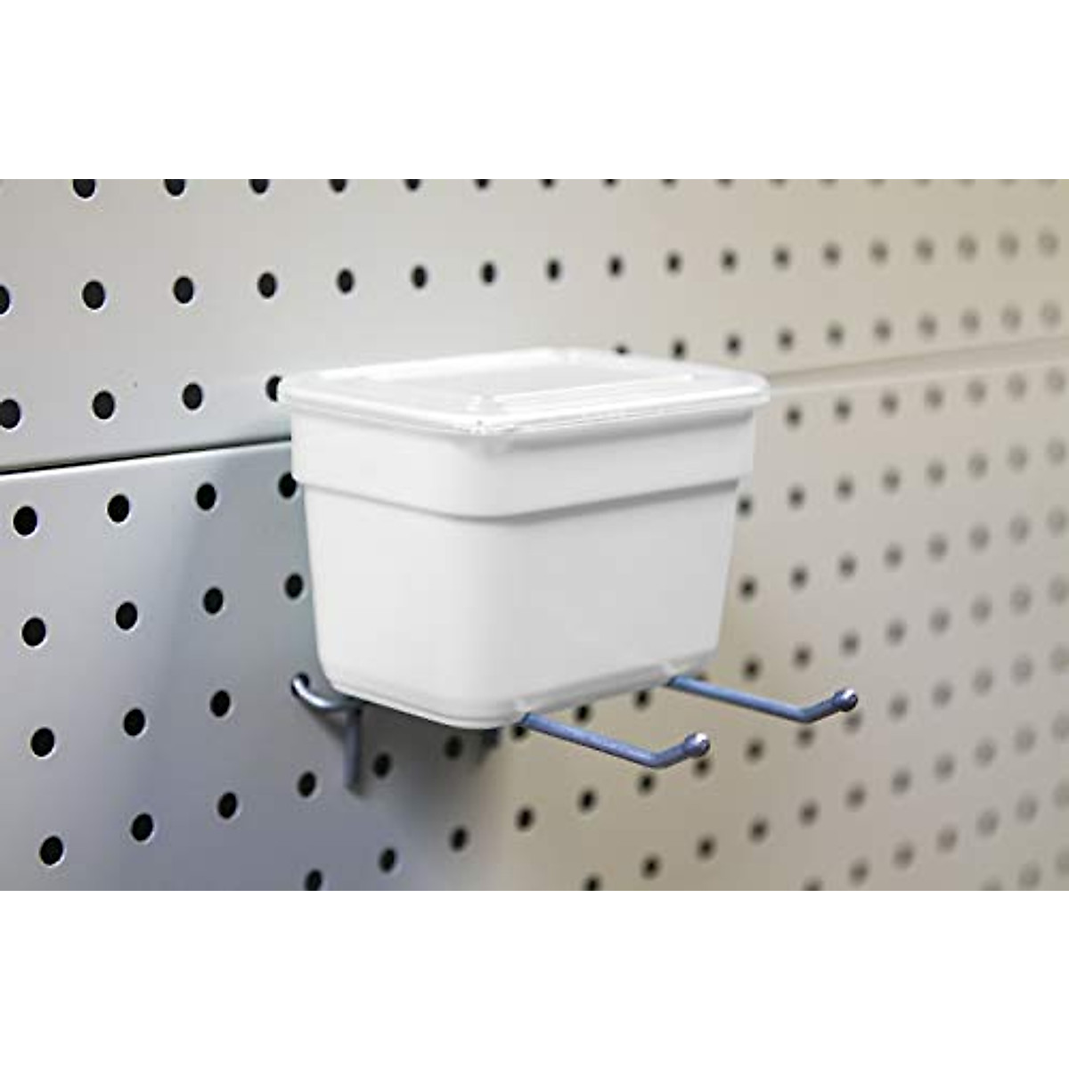 ArtBin 6970AG Bins with Lids 3-Pack, [3] Small Art & Craft Organizer Boxes, White with Clear Lids