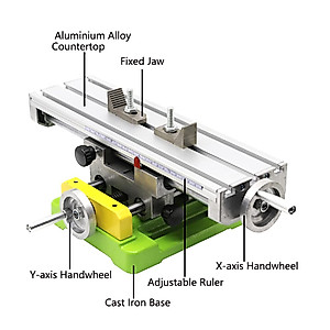 Mini Precision Milling Machine Worktable Multifunction Drill Vise Fixture Working Table(BG6350)