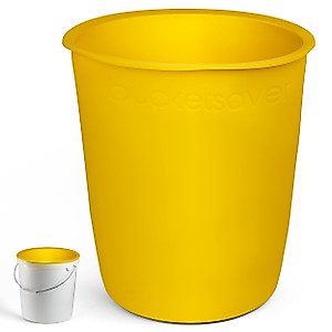 BucketSaver - 5 Gallon Reusable Rubber Bucket Liner - Bucket Liner for thinset and Concrete Mix