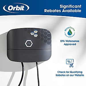 Orbit 57985 B-hyve XR Smart 8-Zone Indoor/Outdoor Sprinkler Controller, Compatible with Alexa