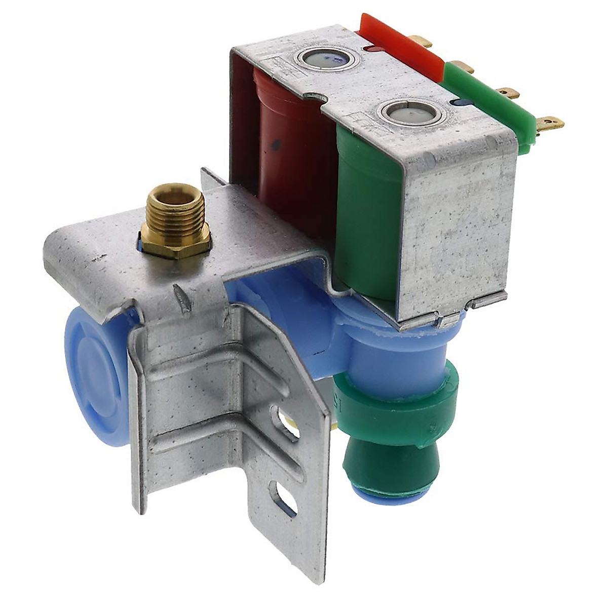 Edgewater Parts 2181730, AP5989758, PS11731255 Replacement Dual Water Valve Kit for Refrigerators with Water Dispenser and Ice Maker. Compatible w/Whirlpool