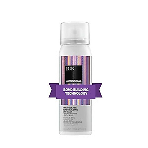 IGK Antisocial Overnight Bond-Building Dry Hair Mask Travel
