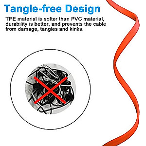 VOTY 2 Pack Replacement Micro USB Charger Flat Cable Cord,Fast Charging Power Supply Cable Line for JBL Speaker Logitech UE Boom GO Xtreme Charge Clip Flip 2 2+ 3 4 Pluse 3.3FT