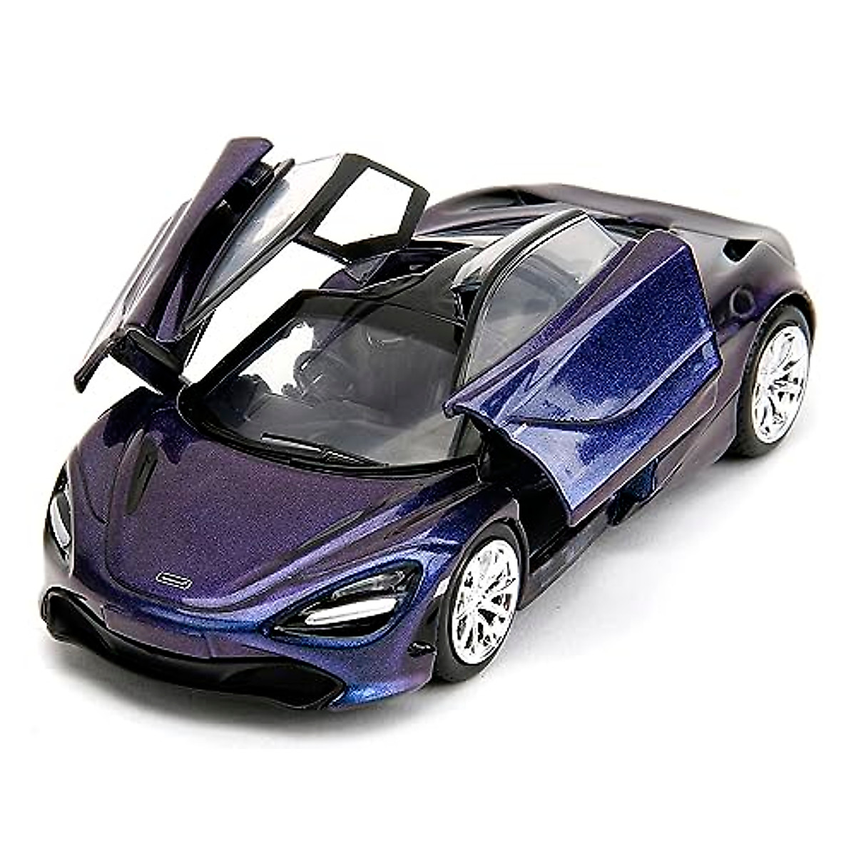 McLaren 720S Blue Metallic with Black Top Pink Slips Series 1/32 Diecast Model Car by Jada 34660