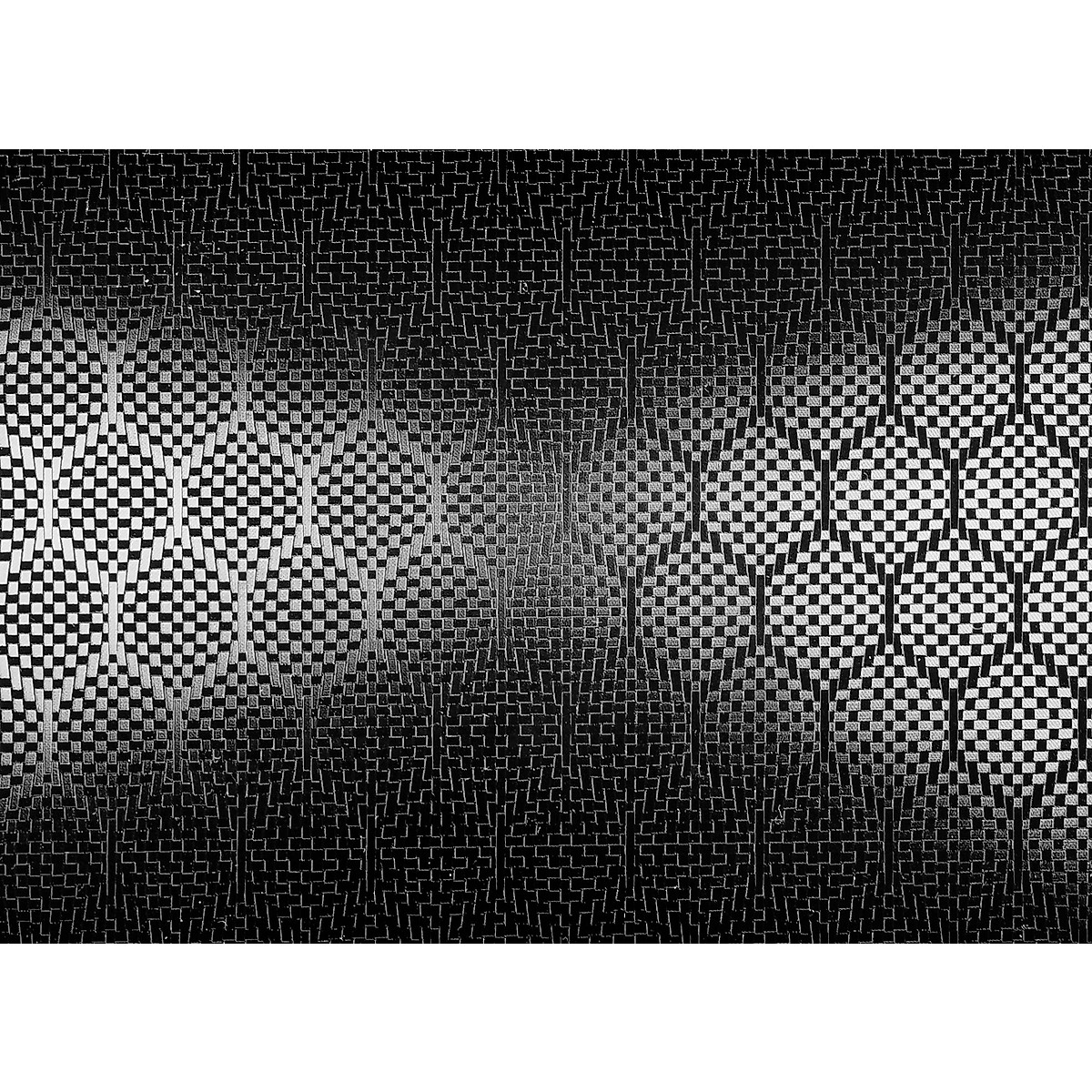 V2 Hex Carbon Black Vinyl Car Wrap (1.5ft x 5ft)