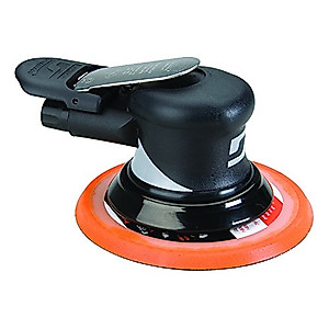 Dynabrade (56826) Dynorbital Supreme 6" (152 mm) Diameter Random Orbital Sander, Non-Vacuum | Proportionate 3/16" (5 mm) Diameter Orbit | 12000 RPM Pneumatic Motor