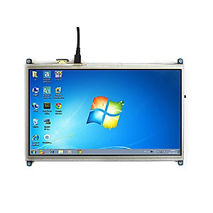 waveshare 10.1inch HDMI LCD Monitor 1024x600 Hardware Resolution Resistive TFT Touch Screen LCD Display for Raspberry Pi Zero/A+/B/B+/2 B/3 Model B