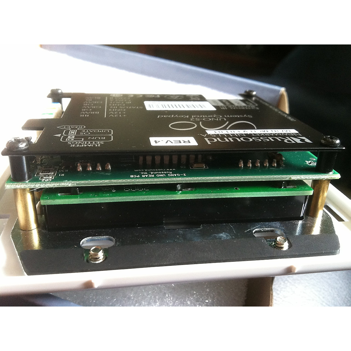 Russound Uno S2 Double Gang Keypad