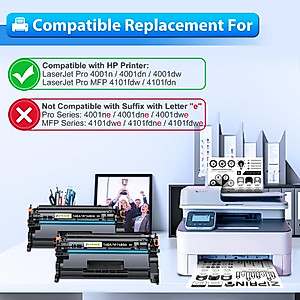 ZIPRINT Compatible Toner Cartridge Replacement for HP 48A CF248A for HP Laserjet Pro M15w M15 M15a M16 M16w M16a Pro MFP M28w M28 M30w M29w M29 M29a M28a M31w Printer (Black, 2-Pack)