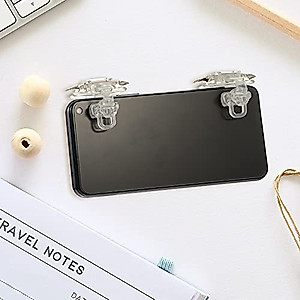 1 Pair Mobile Game Controller Smartphone Shooting Game Aim Button Device Gifts for Men Women