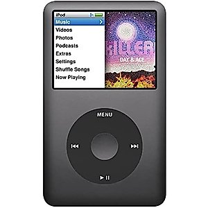 PARTY HEADPHONES Original AppleiPod Compatible for Mp3 Mp4 Player - Apple iPod Classic 7th Generation 256GB Black (was 160GB) (Renewed)