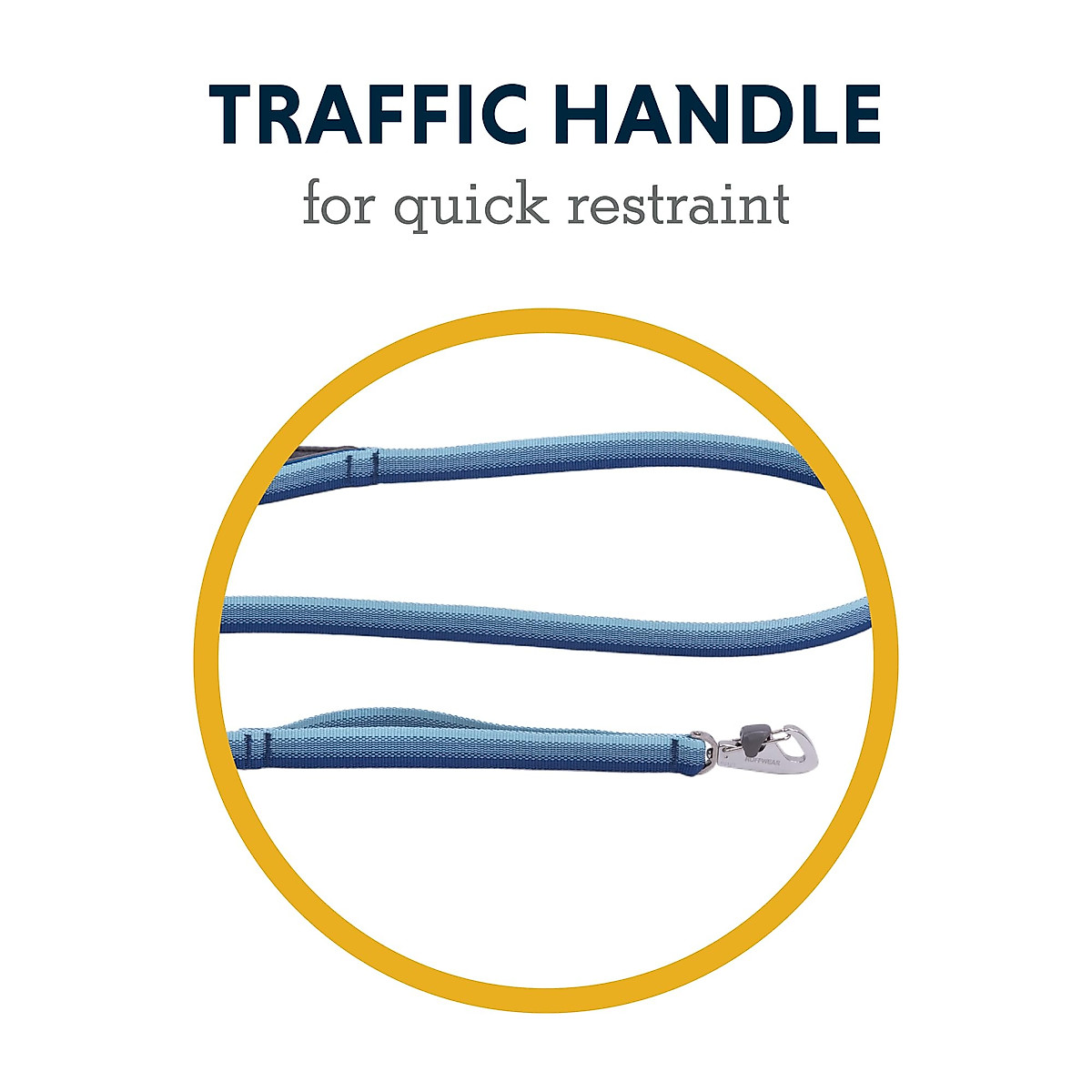 Ruffwear, Front Range Dog Leash, 5 ft Lead with Padded Handle for Everyday Walking, Coastal Fade