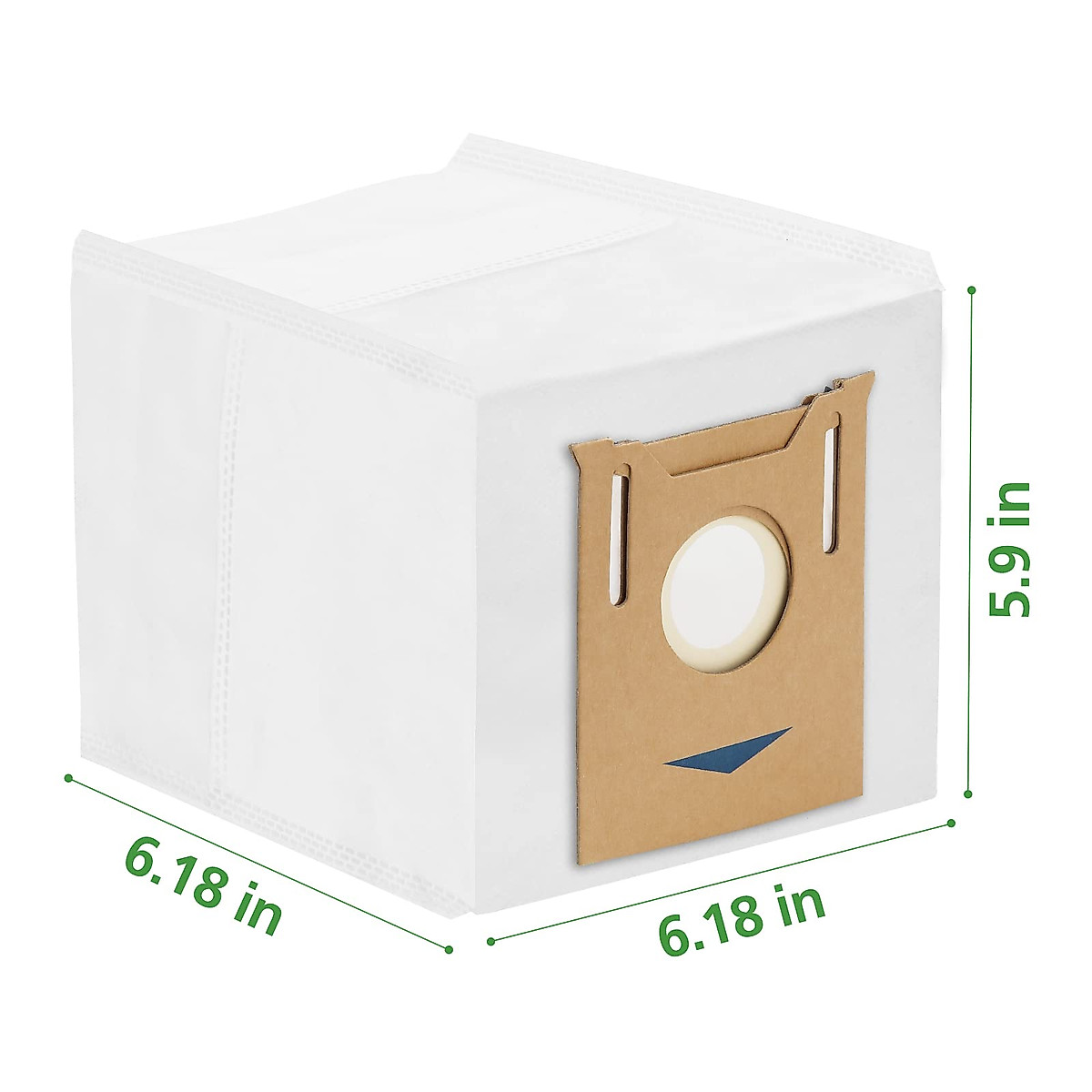 10 pack Replacement Dust Bags Compatible with Ecovacs DEEBOT OZMO T8 AIVI T8 Max, Deebot N8 Pro+ Robot Vacuum Cleaner