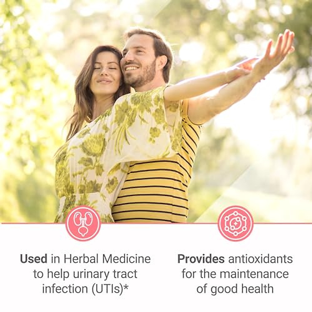 Nested Naturals D-Mannose 500mg Caspules with Cranberry Extract, D Mannose Cranberry Pills, Urinary & Bladder Support, 60 Vegan Capsules