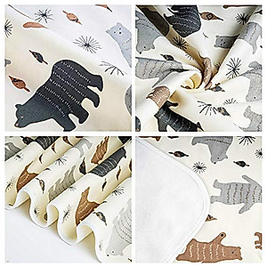 YIVEKO Baby Waterproof Bed Pad Washable Mattress Pad Reusable Underpads Bed Wetting Incontinence Cover for Baby Toddler Children and Adults