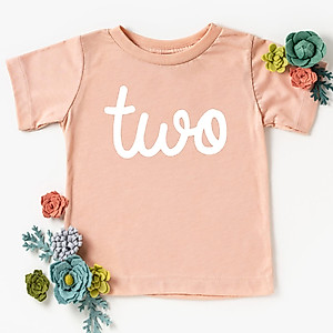 Olive Loves Girls 2nd Birthday Two Shirt for Toddler Girls Second Birthday Outfit Black Shirt 3T