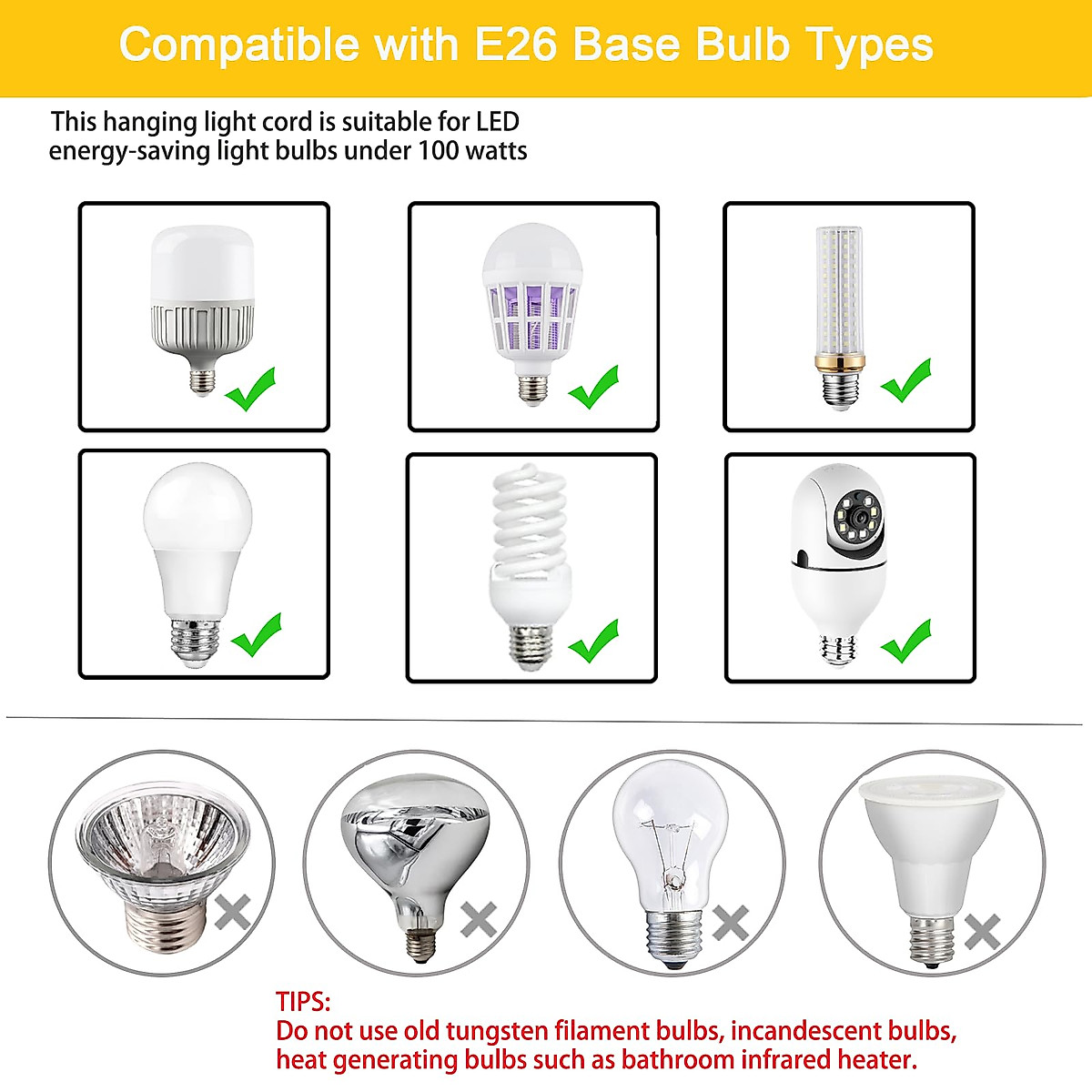 Lybuorze 23 ft Extension Hanging Lantern Pendant Light Lamp Cord Cable, Plug in Hanging Lamp Cord Kit with On Off Switch and E26 E27 Socket, Hanging Light Socket with Cord for Bedroom Garage Farmhouse