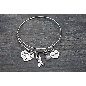 Infinity Collection Cancer Survivor Bracelet, Cancer Awareness, Makes the Cancer Survivor Gift