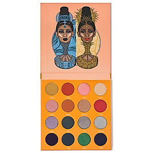 Juvia's Place The Magic Mini - Bright and Bold Red, Shades of 16, Eyeshadow Palette, Professional Eye Makeup, Pigmented Eyeshadow Palette, Makeup Palette for Eye Color & Shine