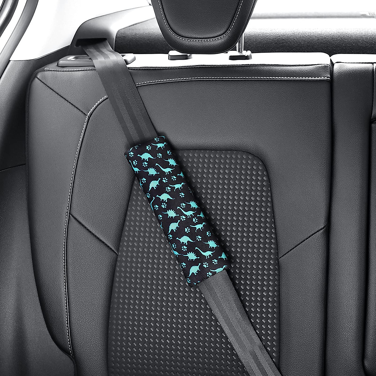 Accmor Car Seat Straps Shoulder Pads for Baby Kids,Soft Seat Belt Covers for Children, Car Seat Strap Covers for Girls Boys