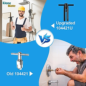 2025 New 104421U Cartridge Puller Tool,Complimentary 1222 Replacement Cartridge and lubricant,For Moen 1222 1225 1220,Tub and Shower Faucet Cartridge Remover for Moen Posi-Temp Valve