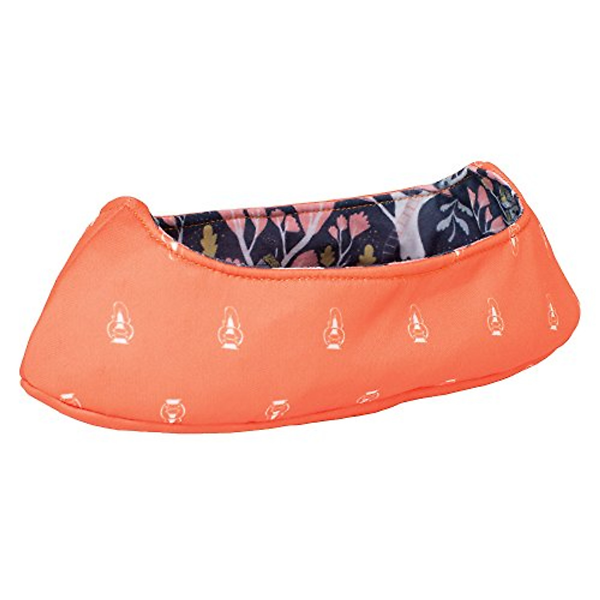 Manhattan Toy Camp Acorn Canoe Buddies Soft Stuffed Animal Baby Toy Orange 9" x 4" x 5"