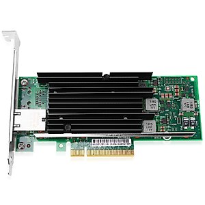 Vogzone 10Gb PCI-E NIC Network Card for Intel X540-T1,100MbE/1GbE/10GbE Copper Single RJ45 Port, with Intel X540 Chip,10GbE PCI Express 2.1 X8 Ethernet Adapter Support Windows/Linux/VMware