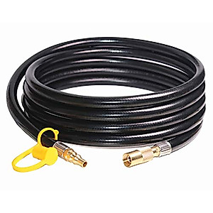 DOZYANT Propane Quick Connect Convertion Adapter Fitting with 12 Feet Extension Hose for Blackstone 17"/22" Griddle, Connect to RV Trailer with Quick-Connect Kit
