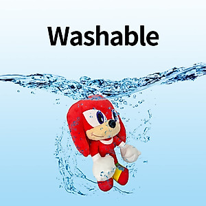 Moptrek hes Sonic 2 Plush Toy The Hedgehog Movie Sonic Plush Toys Knuckles Shadow Tails Plush Doll Toys Gifts for Boys and Girls (Knuckles)