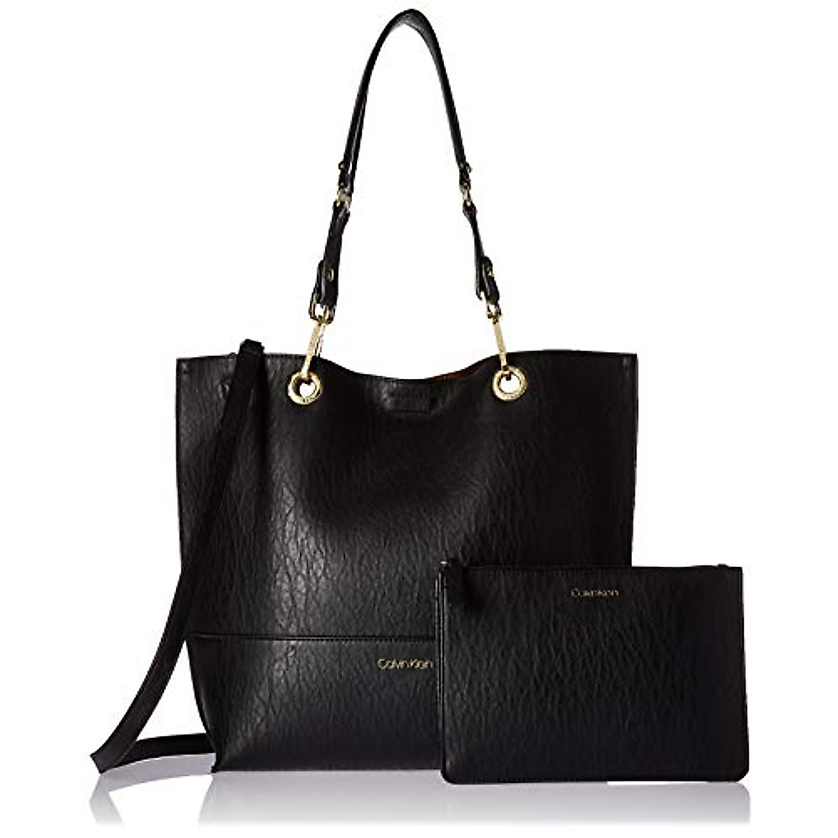 Calvin Klein Sonoma Novelty North/South Tote Bag, Black