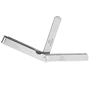 Luthier Feeler Gauge Set,30 Pcs Stainless Steel Guitar Feeler Gauges Luthier String Height Measuring Tool Guitar Nut Bridge File Set Luthiers Tool Thickness Gauge Guitar elmers guitar nut files 10-46