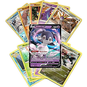 Pokémon Cards - 50 Card Assorted Lot with Guaranteed V Pokemon