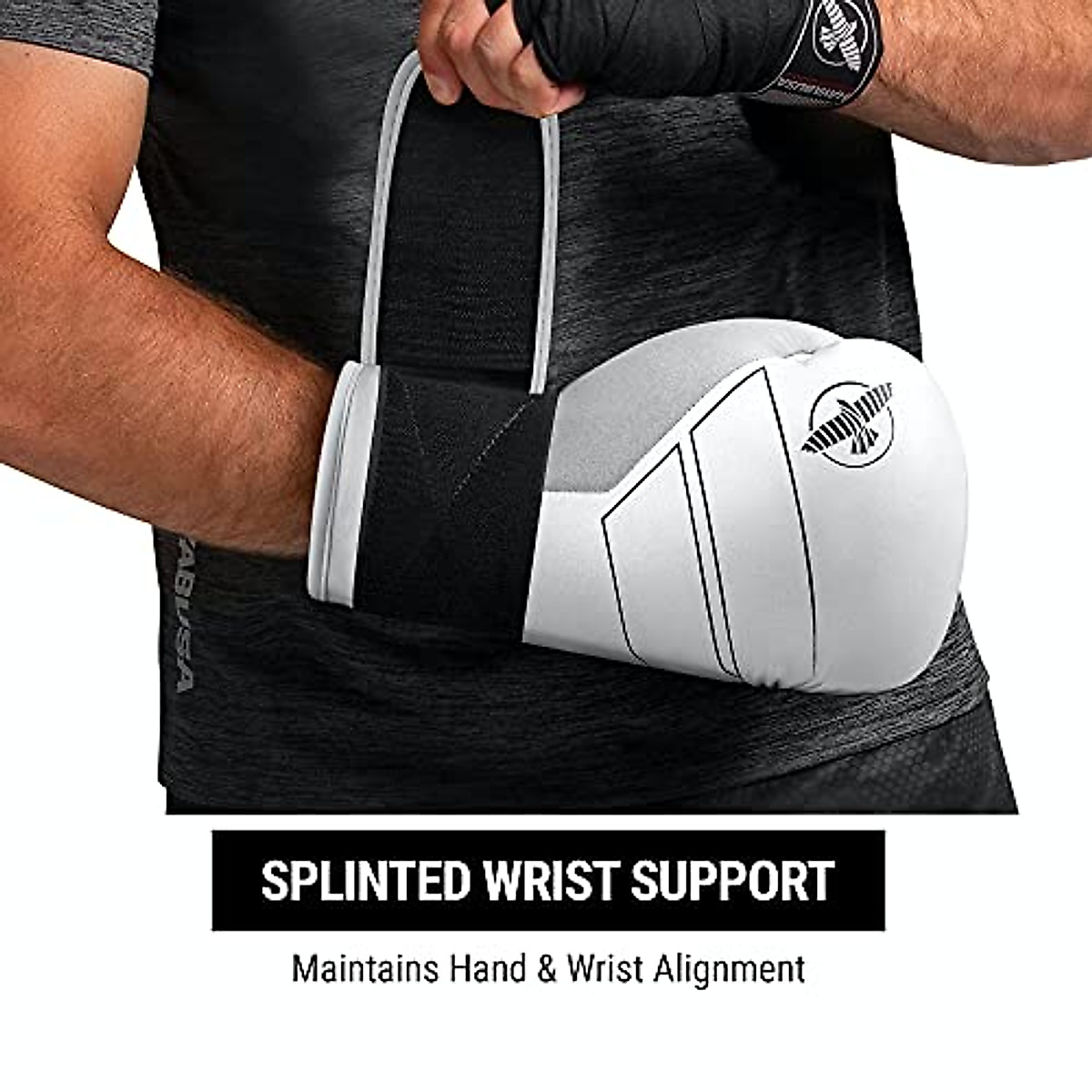 Hayabusa S4 Leather Boxing Gloves for Women & Men - White, 16oz